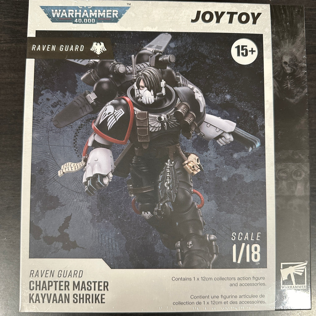 JOYTOY Warhammer 1/18 Raven Guard Chapter Master Kayvaan Shrike – In ...