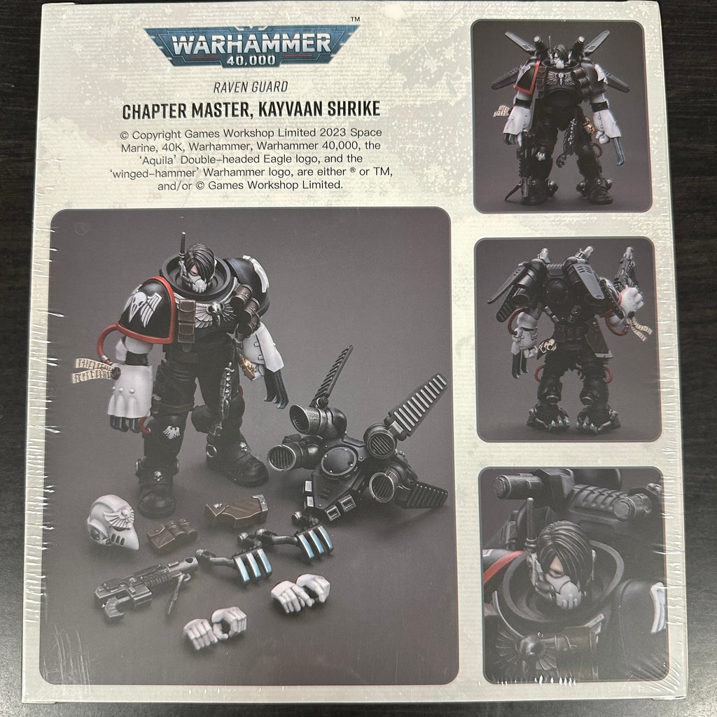 JOYTOY Warhammer 1/18 Raven Guard Chapter Master Kayvaan Shrike – In ...