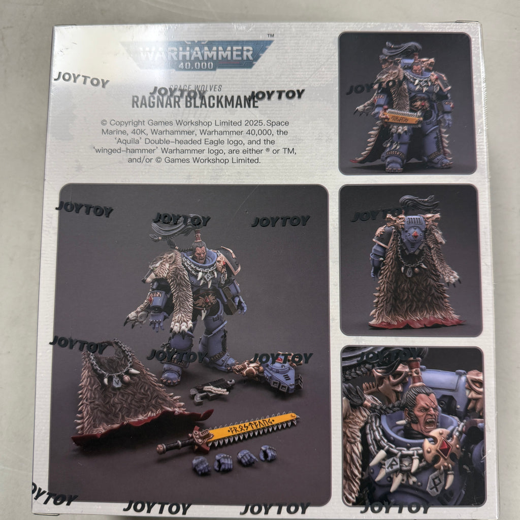 JOYTOY 1/18 Warhammer Space Wolves Ragnar Blackmane – In Demand Toys