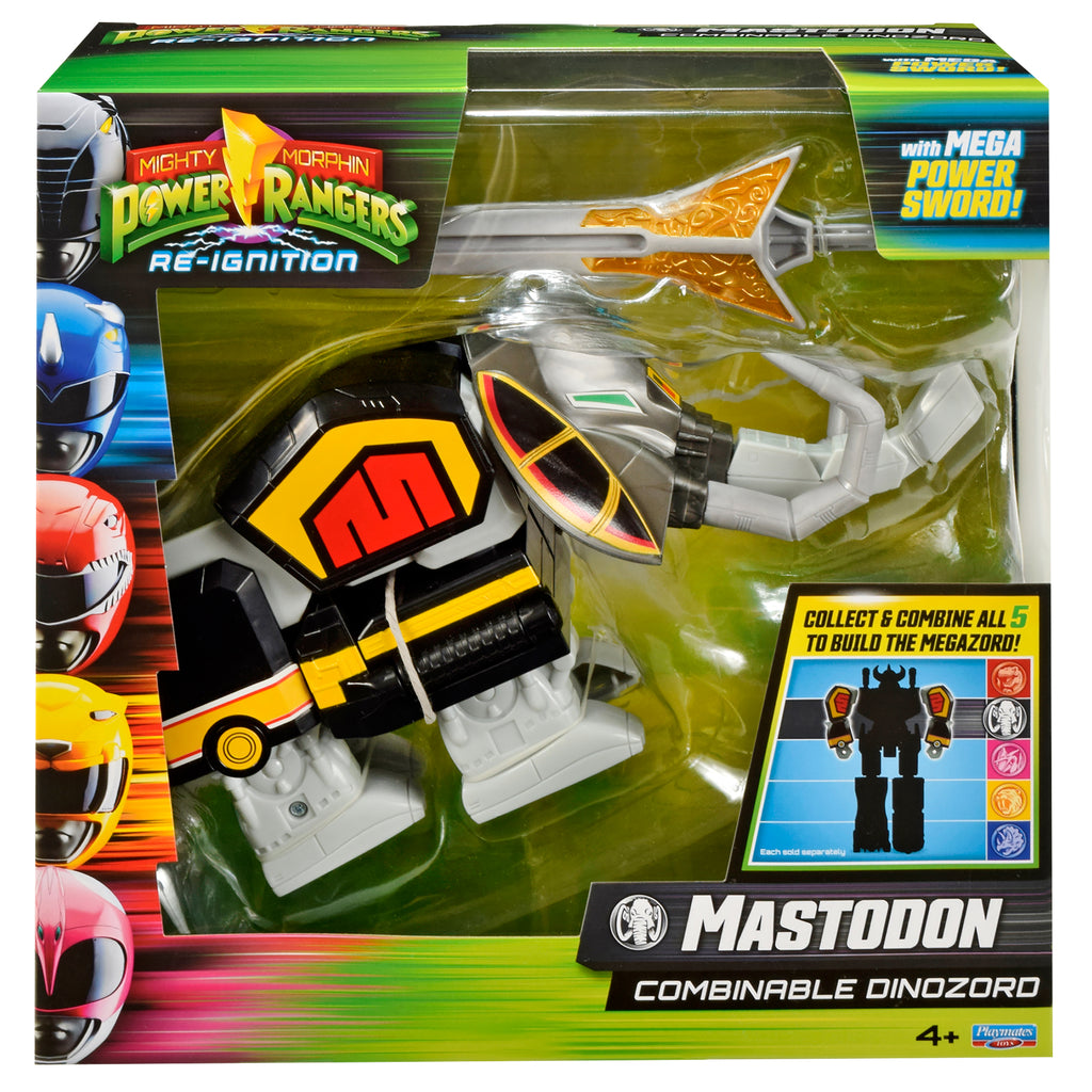 Mighty Morphin Power Rangers Re-Ignition Mastodon Combinable Megazord ...
