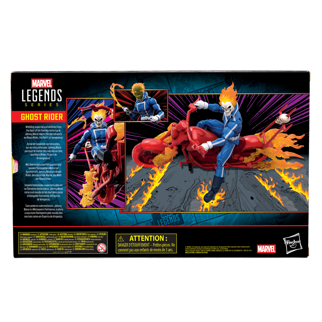 PRE-ORDER Marvel Legends Deluxe Ghost Rider & Flaming Motorcycle – In ...