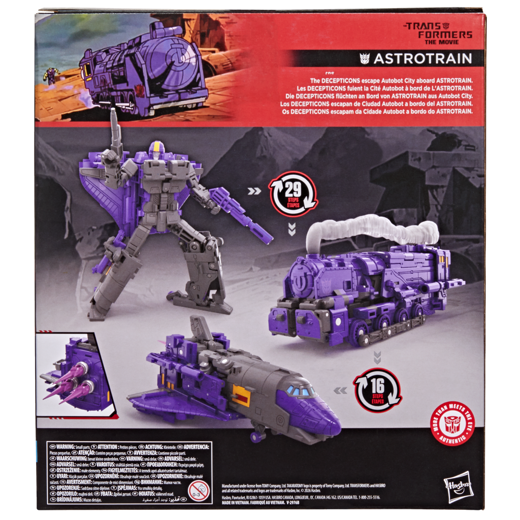 PRE-ORDER Transformers Studio Series (86 Movie) Leader Astrotrain – In ...