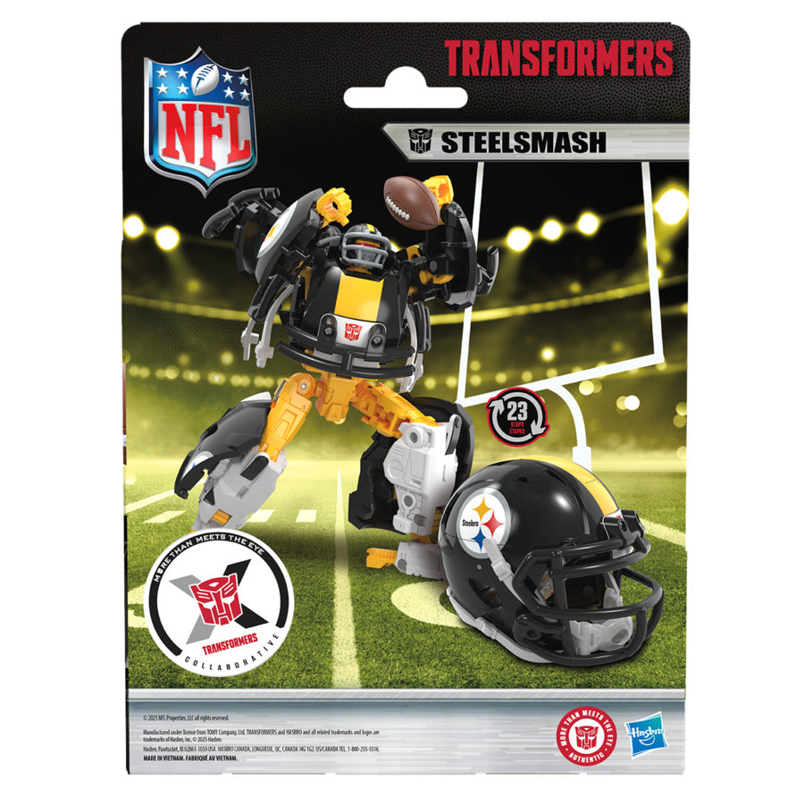 Transformers X NFL Collab Pittsburgh Steelers Steelsmash – In Demand Toys